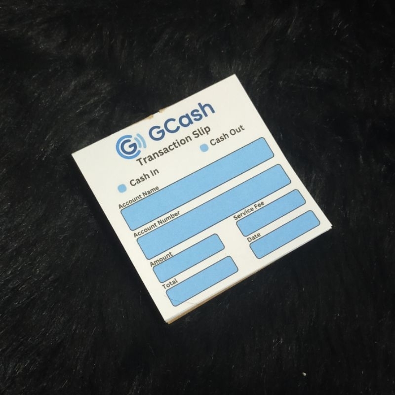 Load/ Gcash Transaction Slip/ Receipt Pad | Shopee Philippines