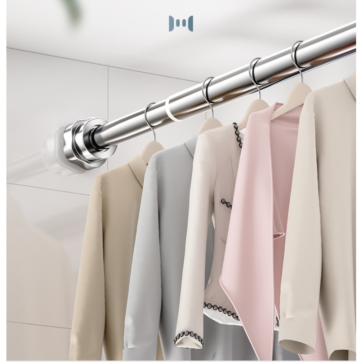 Multi functional Stainless adjustable rod Punch-free telescopic rod ...