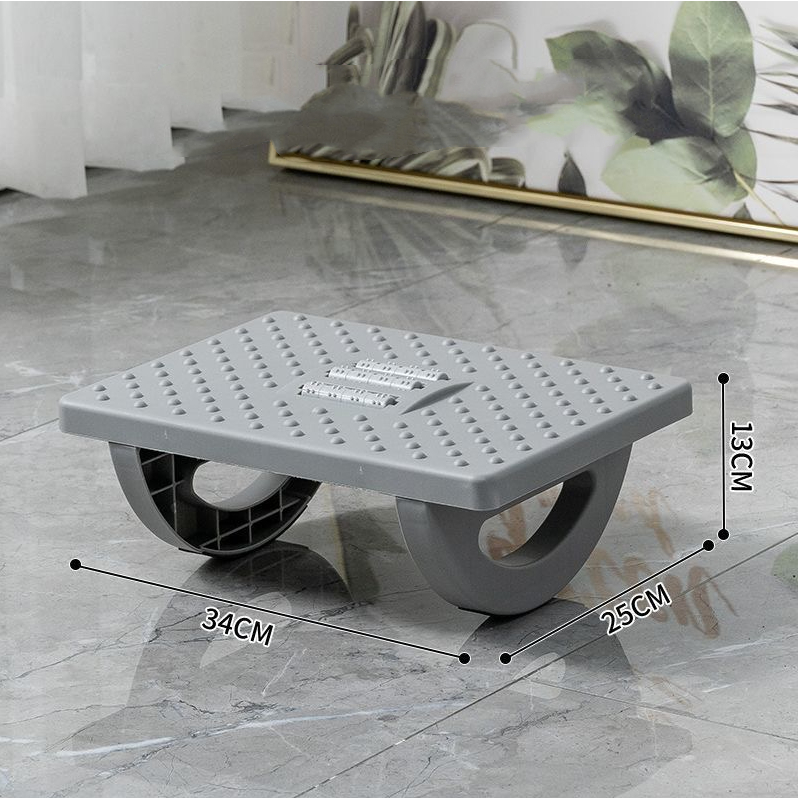 Ergonomic Footrest 2-Level Height Adjustable Angle Office Foot Rest ...