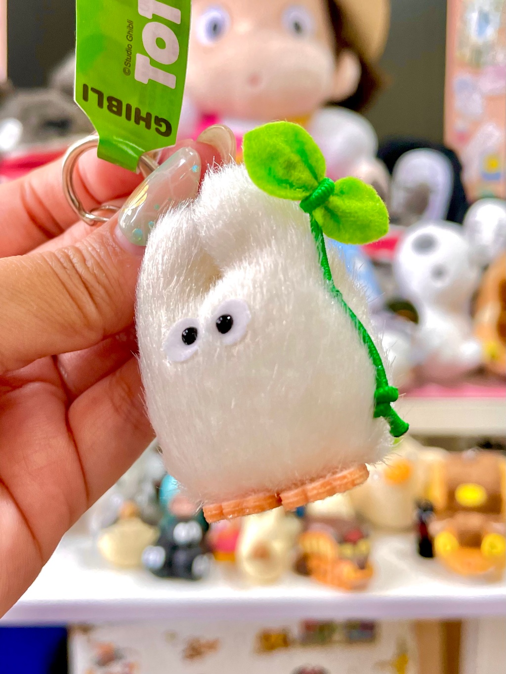 STUDIO GHIBLI OFFICIAL My Neighbor Totoro Keychain Stuffed Totoro Type ...