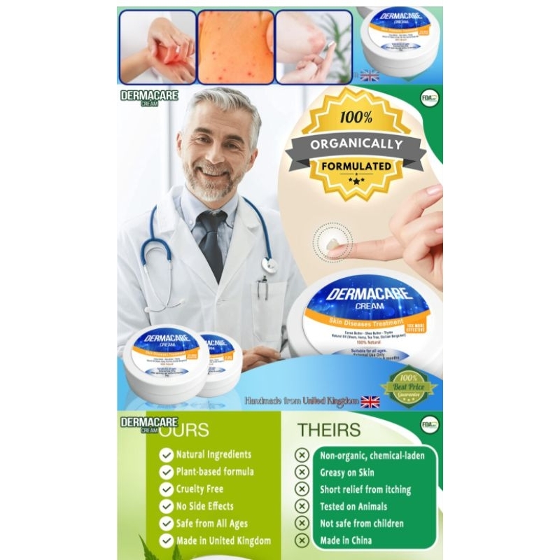 Dermacare Cream - Suitable For All People with Skin Problems, All Types ...