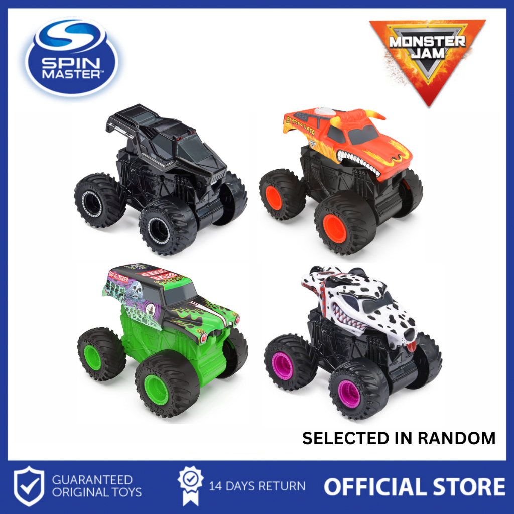 Monster Jam Vehicle 1:43 Click & Flip Assortment -SELECTED IN RANDOM ...