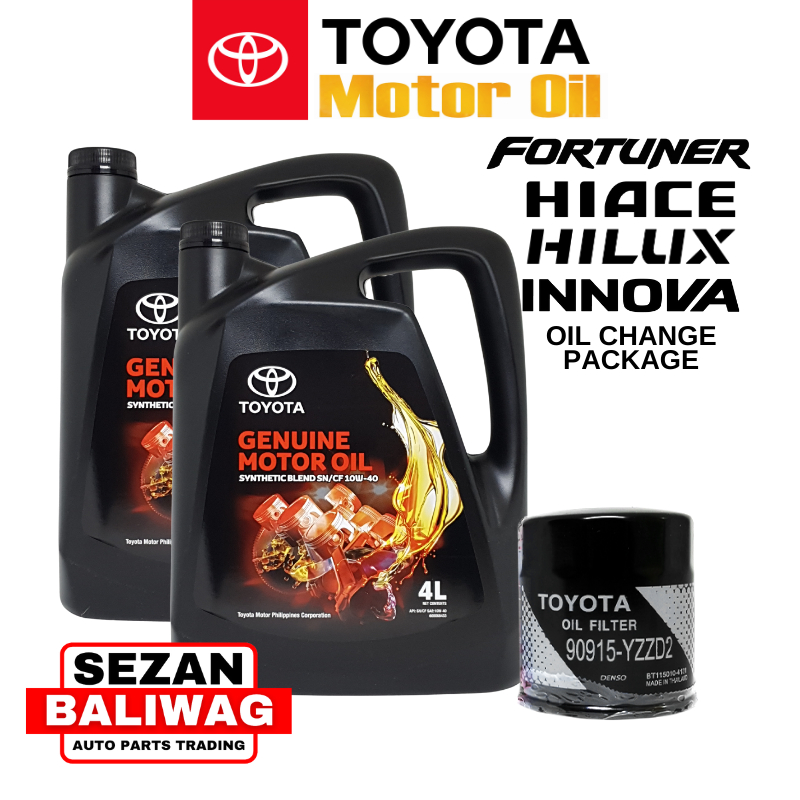 10W-40 SYNTHETIC BLEND 8 LITERS ORIGINAL MOTOR OIL CHANGE PACKAGE W ...