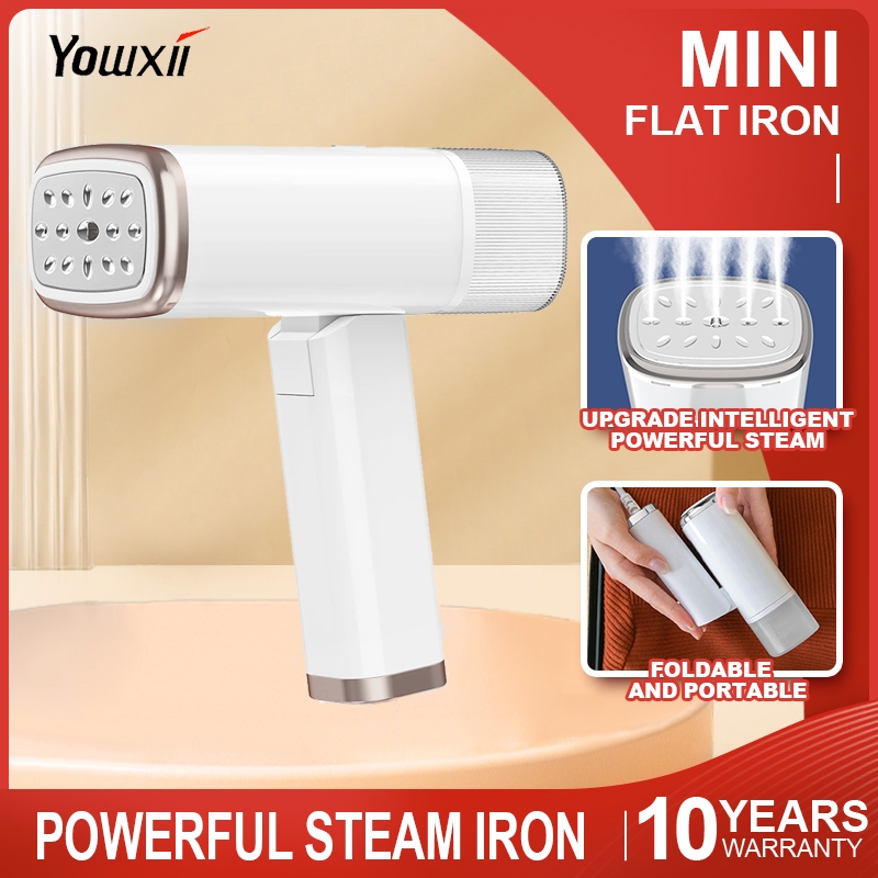 Yowxii Powerful Handheld Steamer Iron For Clothes Mini Flat Iron ...