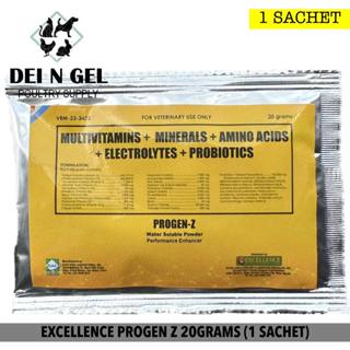 EXCELLENCE PROGEN Z MULTIVITAMINS + PROBIOTICS FOR GAMEFOWL BIRDS ...