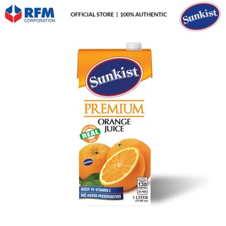 Sunkist Premium Orange Juice 1L - Set of 2s | Shopee Philippines