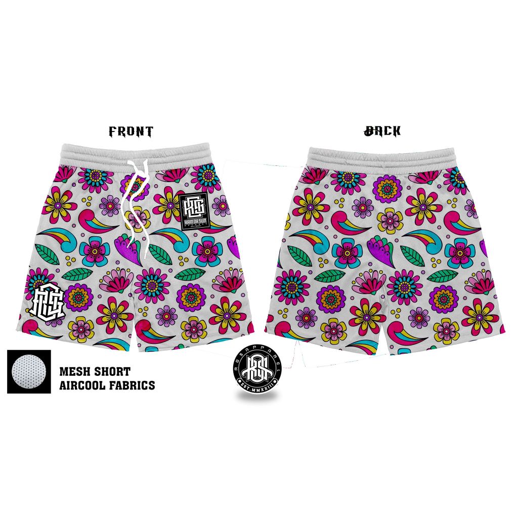 ROS MS38 AIRCOOL MESH SHORT 2 SIDE POCKETS FULL SUBLIMATION HIGH ...