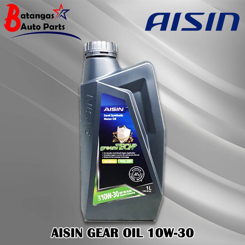 AISIN Semi Synthetic Motor OIL 10W-30 1 LITER Premium Additives | Shopee Philippines