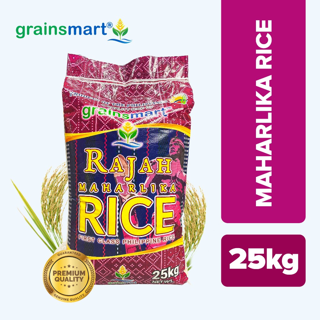Grainsmart Rice Rajah Regular Maharlika Rice 25KG | Shopee Philippines