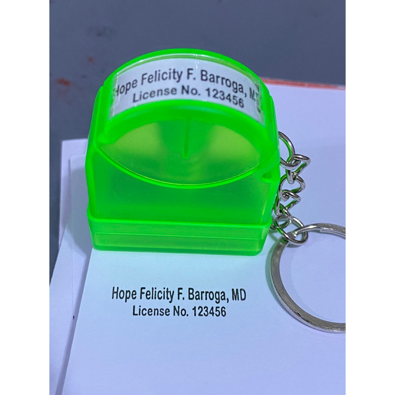 FREE NAME DIGI Stamp 10x28MM Personalized Self Inking FREE NAME COD ...