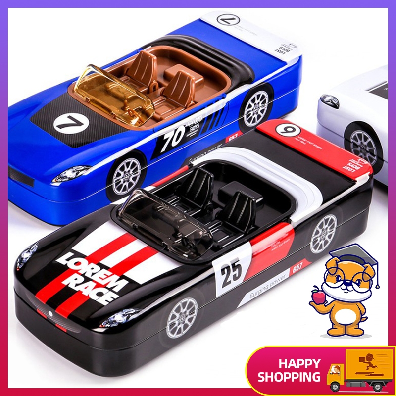 Creative Open Sports Car Stationery Box Children's School Supplies ...