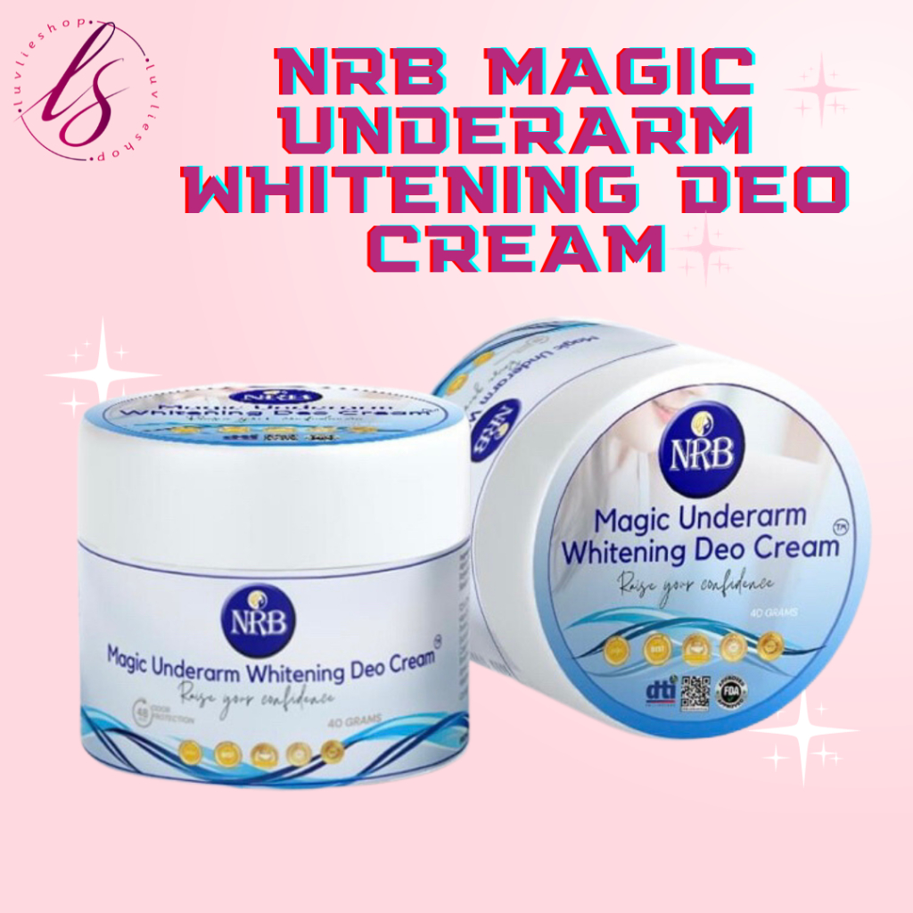NRB ORIGINAL MAGIC UNDERARM WHITENING DEO CREAM | Shopee Philippines