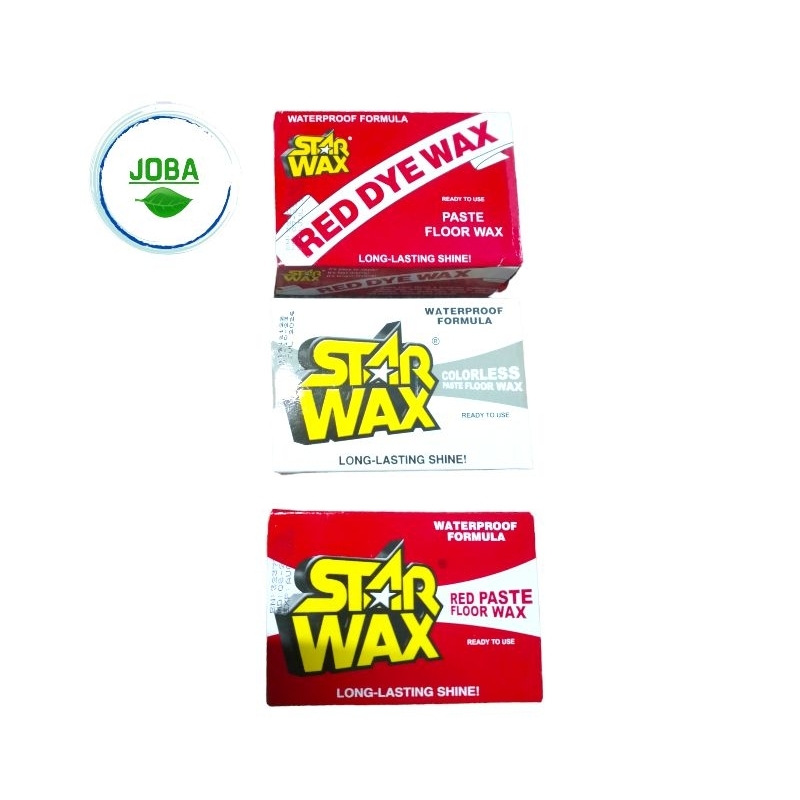 STAR WAX FLOORWAX 90G (RED DYE, RED, COLORLESS) | Shopee Philippines