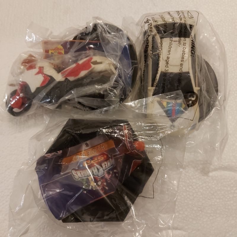 2005 Rare set of 3 complete Jollibee Power Rangers SPD Riders sealed ...