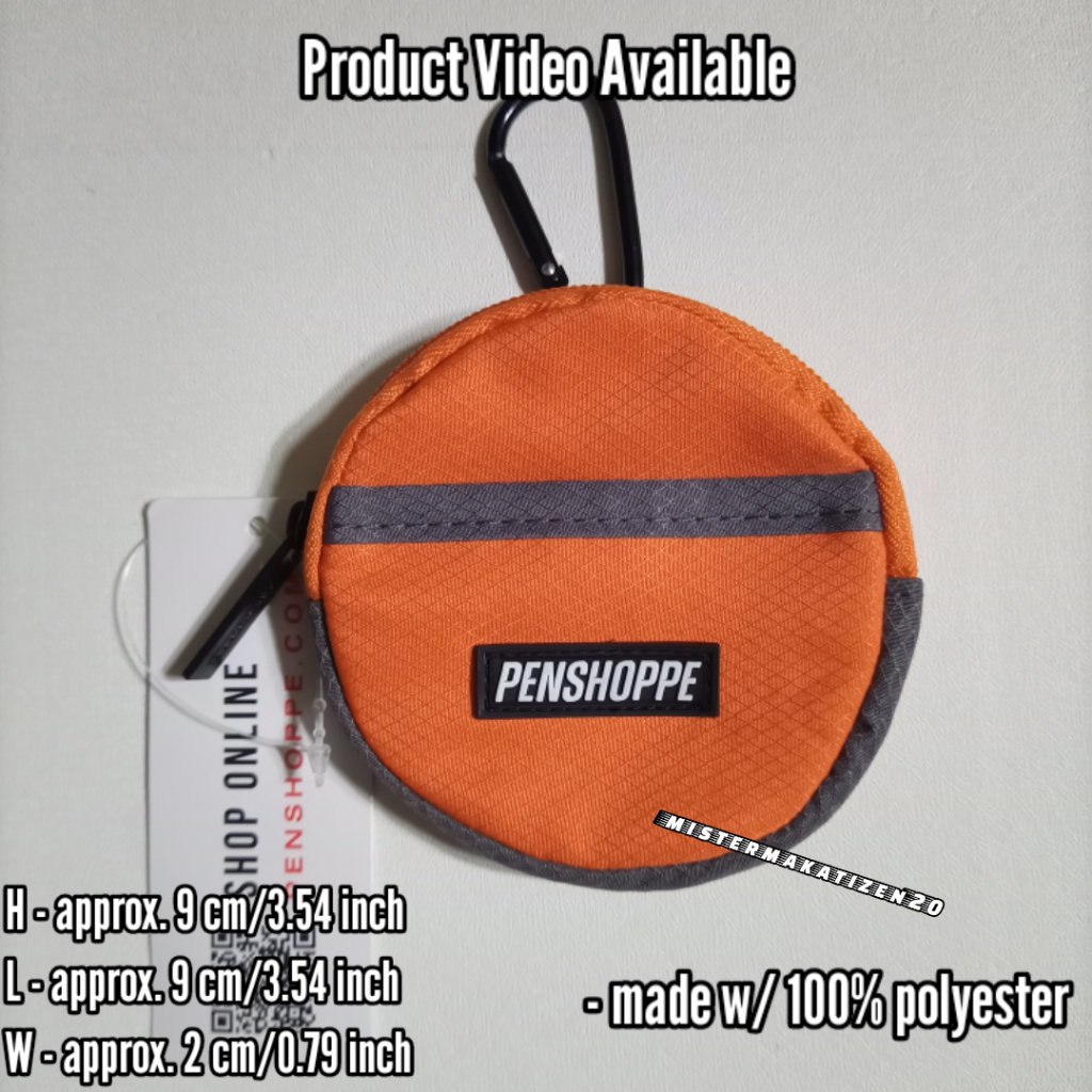 P. Original Coin Purse With Carabiner (Orange) | Shopee Philippines