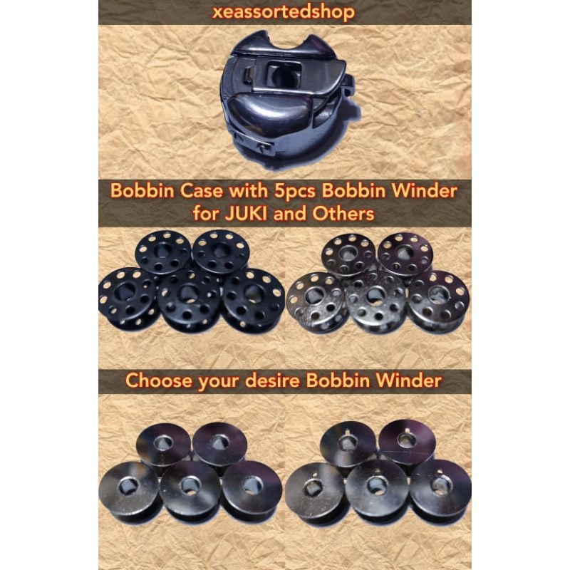 Bobbin Case Hi Speed With 5pcs Metal Bobbin Winder for JUKI and other ...