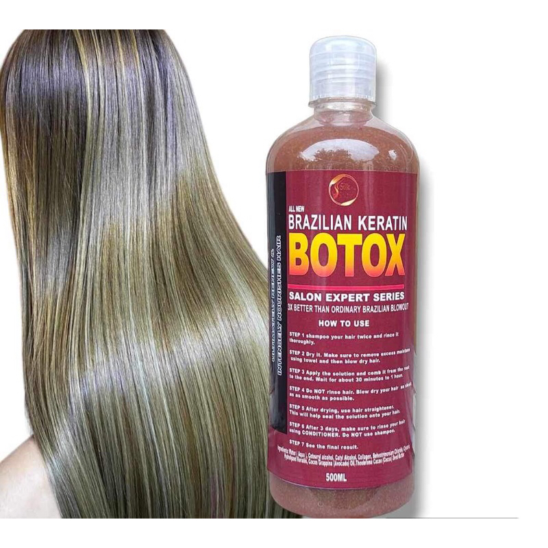 Brazilian keratin Botox | Keratin Hair Treatment up to 80% Straightening effects | Shopee ...
