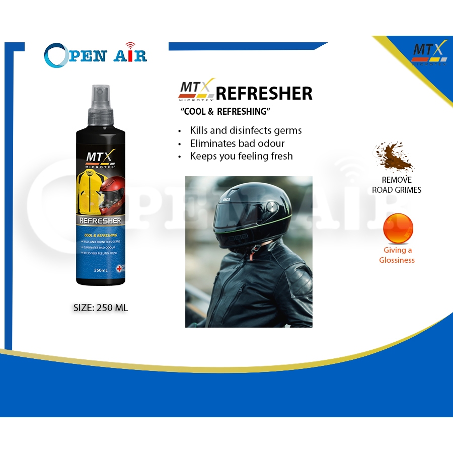 Microtex MTX Bike Care Helmet & Jacket Refresher (250ml) | Shopee ...
