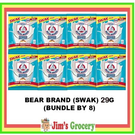 JIMS BEAR BRAND SWAK 29G (BY 8 ) | Shopee Philippines