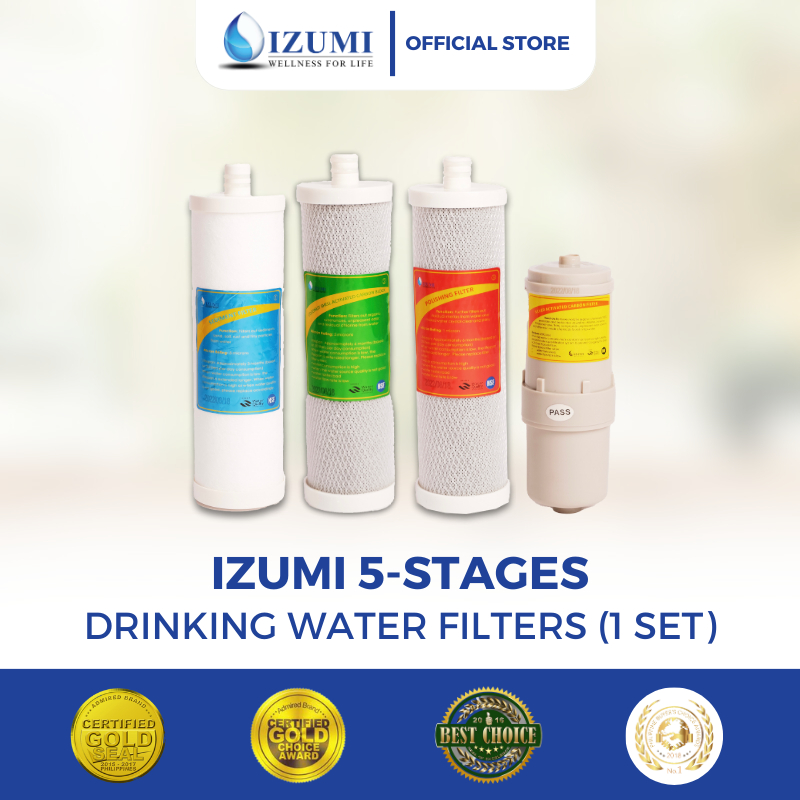 Izumi 5 Stage Water Filtration Filter Set Consumable | Shopee Philippines
