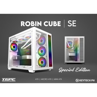 Coolman Robin 3 Gaming Case Tempered Glass Full Tower | KEYTEC ROBIN SE ...