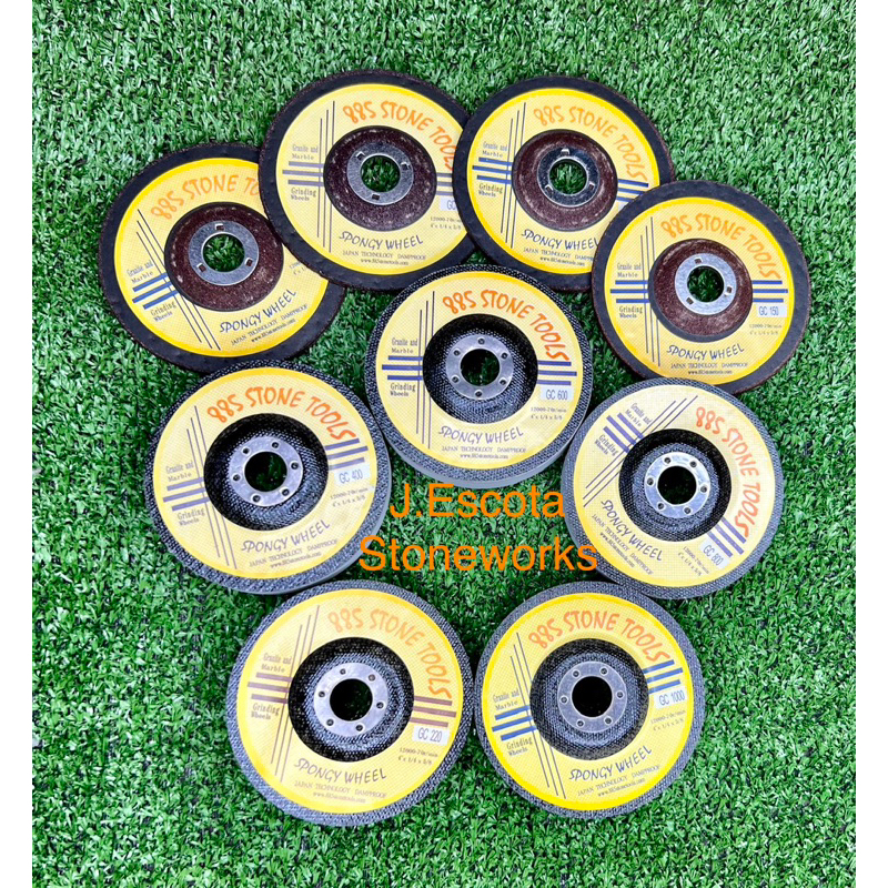 9pcs. 4 inches Dry Polishing Pads Set Hi Lap High Speed For Granite ...