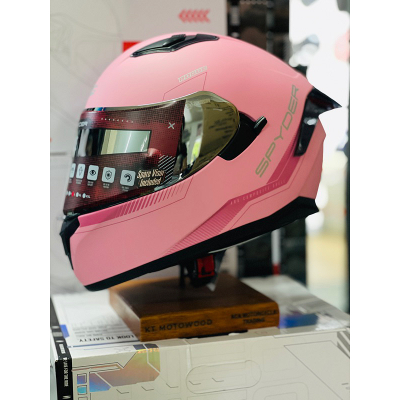 SPYDER ROGUE SOB Full-Face Dual Visor Helmet w/ Free Clear Visor ...
