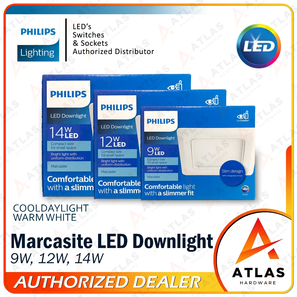 Philips Marcasite LED Downlight | Shopee Philippines