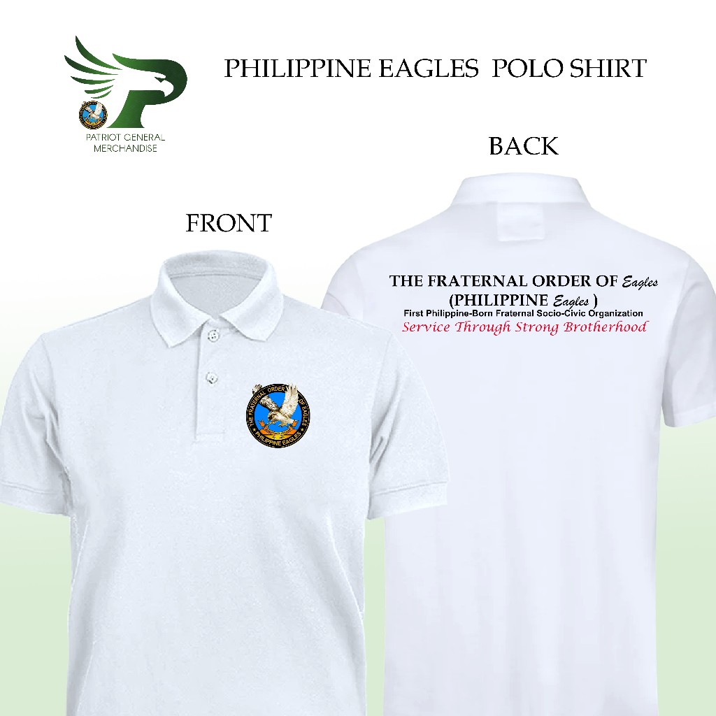 TFOE | The Fraternal order of eagle POLO SHIRT | Shopee Philippines