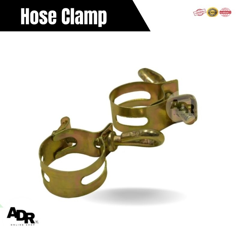 Hose Clamp with Screw Lock For LPG Gas hose Spare Parts Leak prevent ...