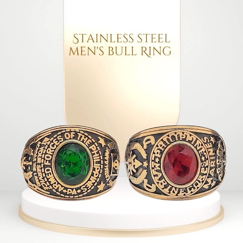Bull Ring For Men Solid Color Stainless,Philippines Marine Army ...