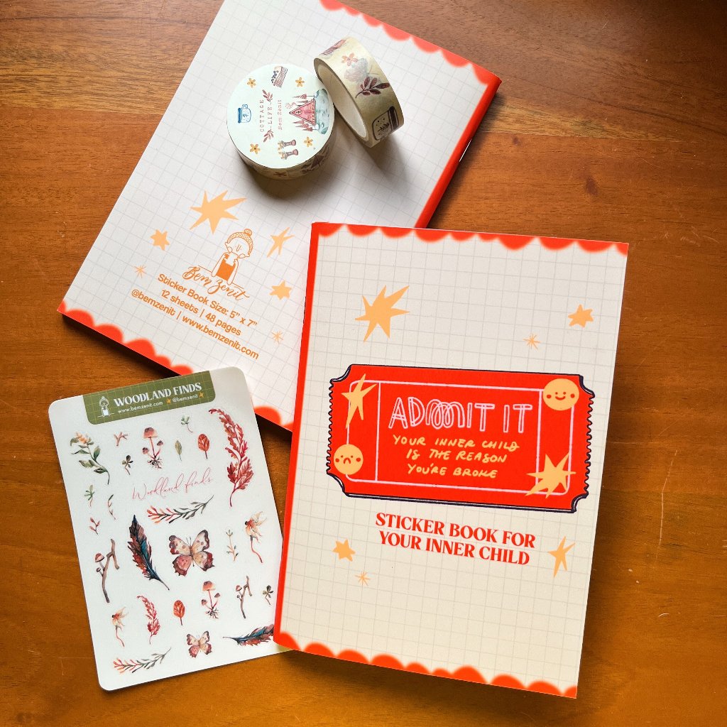 Reusable Sticker Book for your Inner Child 5"x7" | Shopee Philippines