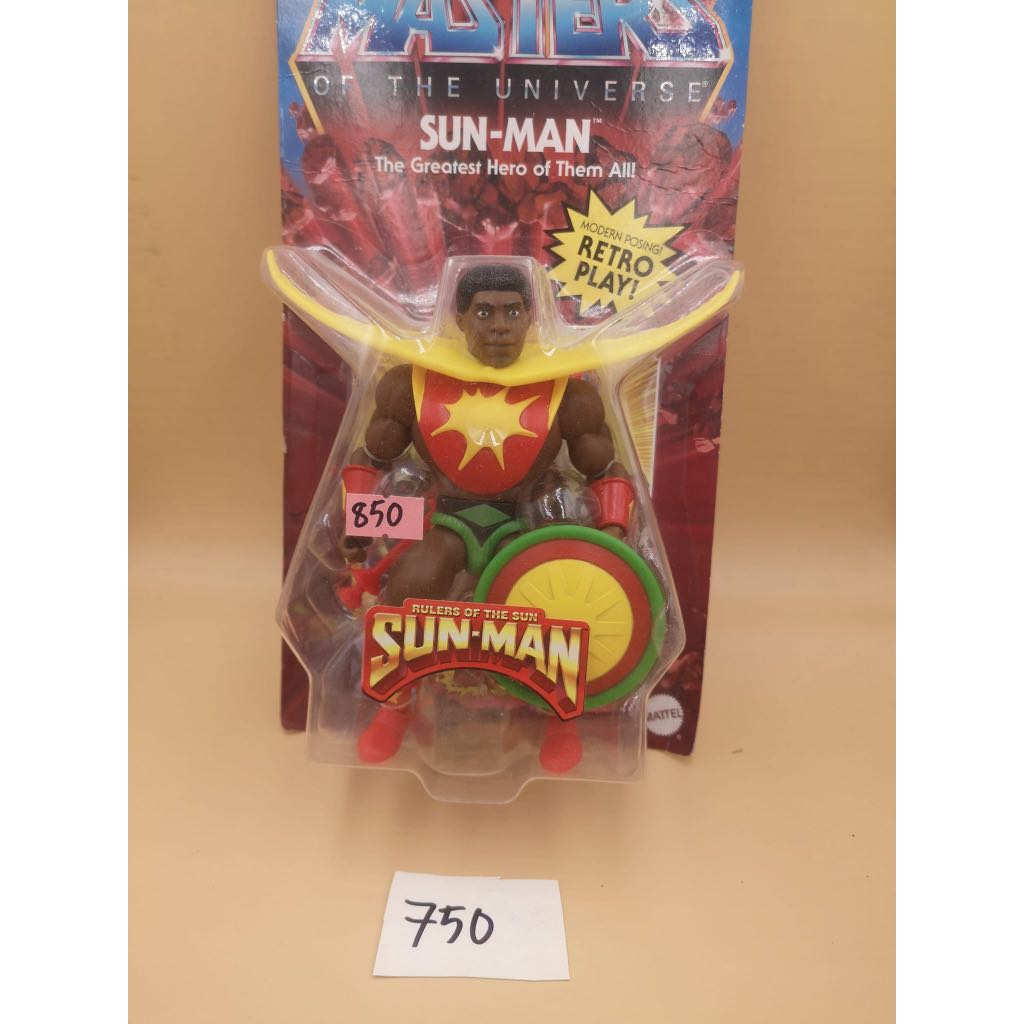 mattel he man origins sun man | Shopee Philippines