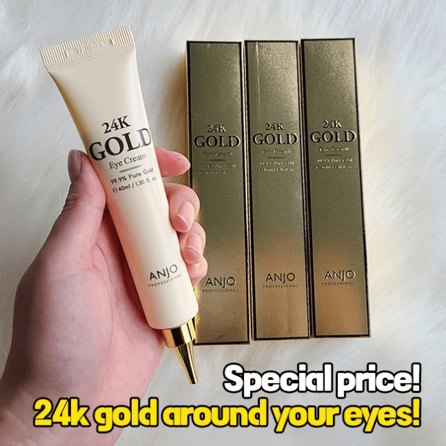 ANJO 24k Gold Eye Cream 99.9% Pure Gold 40ml | Shopee Philippines