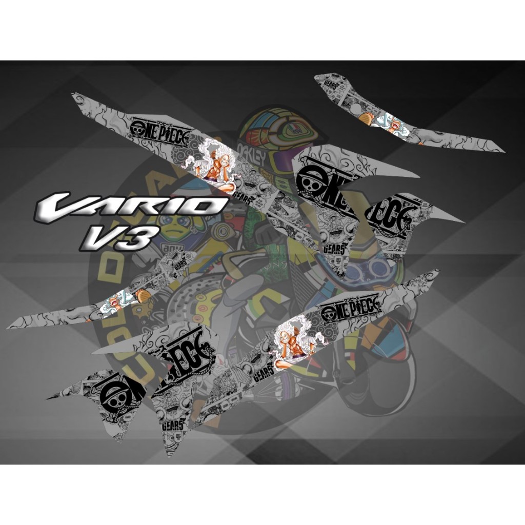 honda click v3 strip decals 9 one piece bikcol decals | Shopee Philippines