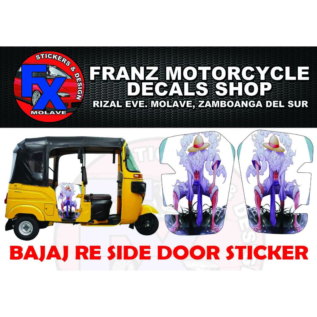BAJAJ RE PASSENGER DOOR STICKER | Shopee Philippines