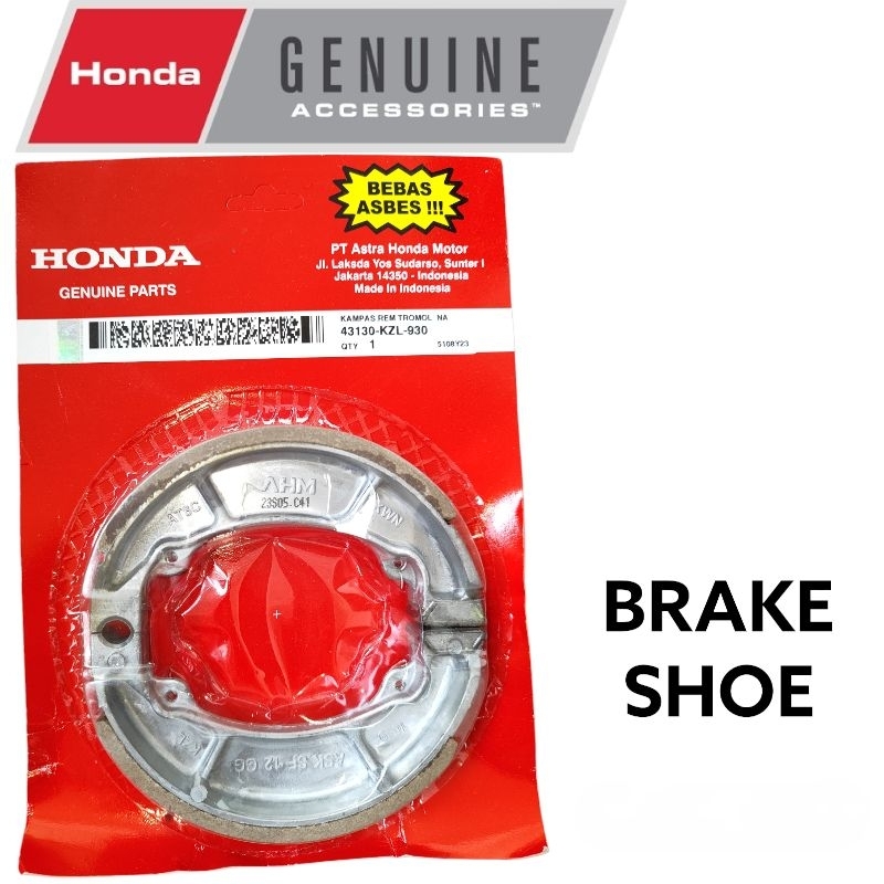 Honda Scoopy Brake Pad brake shoe Kit Set Front and Rear Genuine Parts ...
