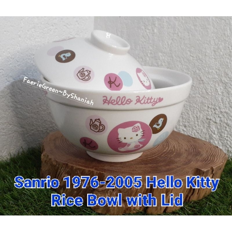 HELLO KITTY-Sanrio 1976-2005 Hello Kitty Rice Bowl with Lid -Tokyo ...