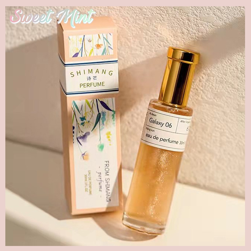 Sweet Mint Shimang Galaxy 06 Shimmer Perfume Golden Quicksand Perfume ...