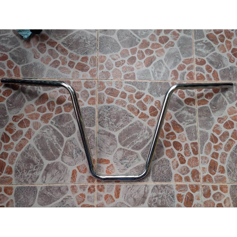 Motorcycle Stainless Handle bar,universal handle bar 7/8 12" Rise ...