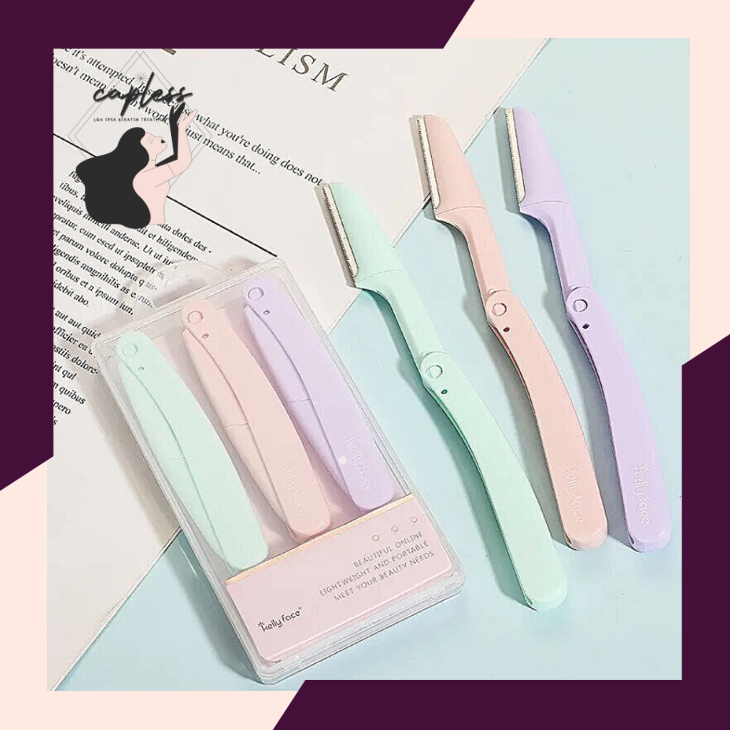 3Pcs/set Portable Eyebrow Trimmer Foldable Hair Remover Set Women Face ... 3Pcs/set Portable Eyebrow Trimmer Foldable Hair Remover Set Women Face ...