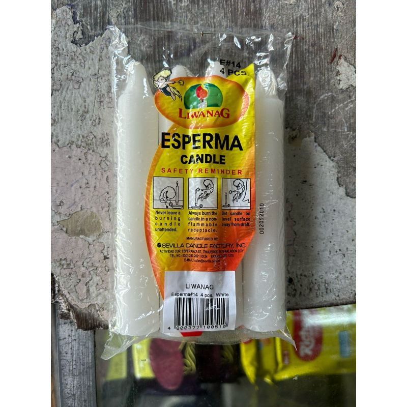 Liwanag Esperma Candle 14 | Shopee Philippines
