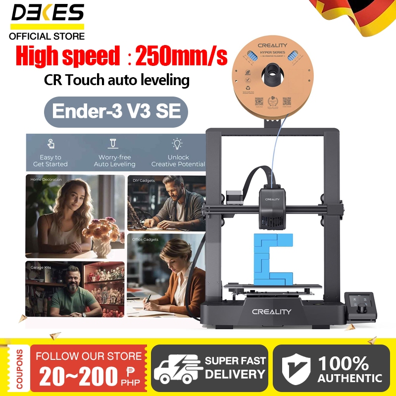 Ender 3 V3 SE 3D Printer Direct Drive with CR Touch Auto Leveling 220* ...