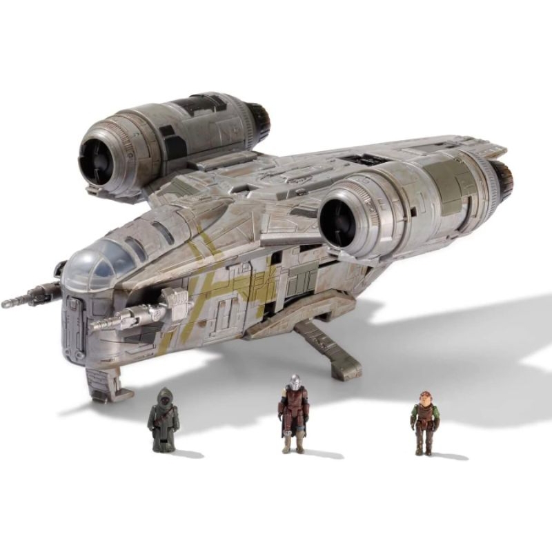 Star Wars Micro Galaxy Squadron Razor Crest with 1 inch Mandalorian Din ...