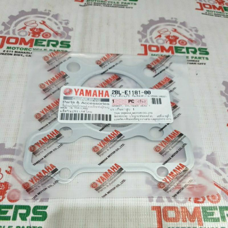 2BL-E1181 MIO I 125-S - SOUL I125-S - M3 CYLINDER HEAD GASKET YAMAHA GENUINE PARTS | Shopee ...