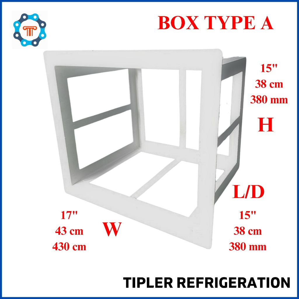 White Non-Inverter Window Type Aircon Bracket Cage Box Type A (0.5hp to ...