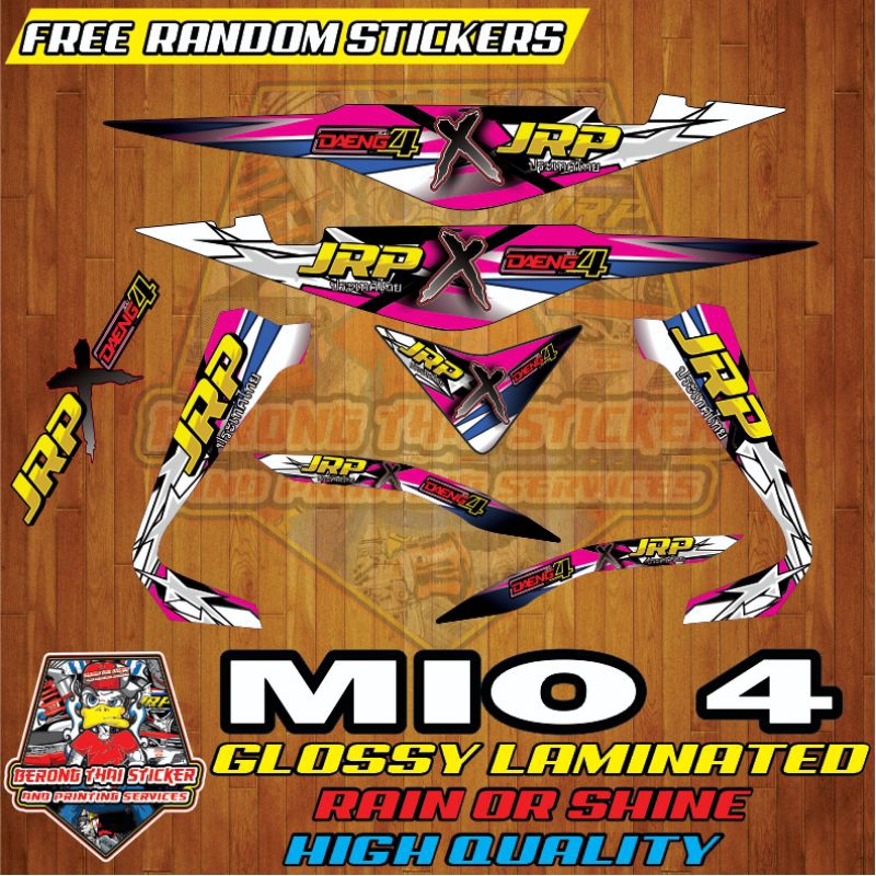Mio 4 Jrp X Ds4 Decals | Shopee Philippines