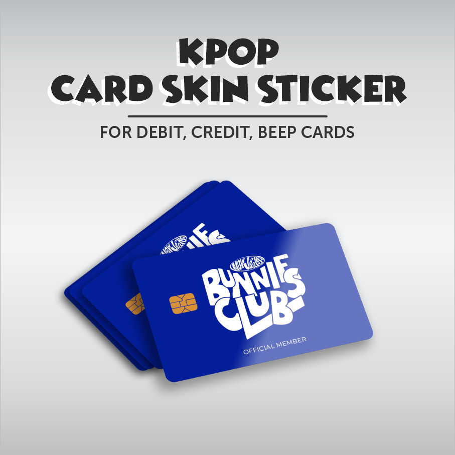 KPOP Official Member ATM Beep Debit Credit BANK Card Skin Stickers ...