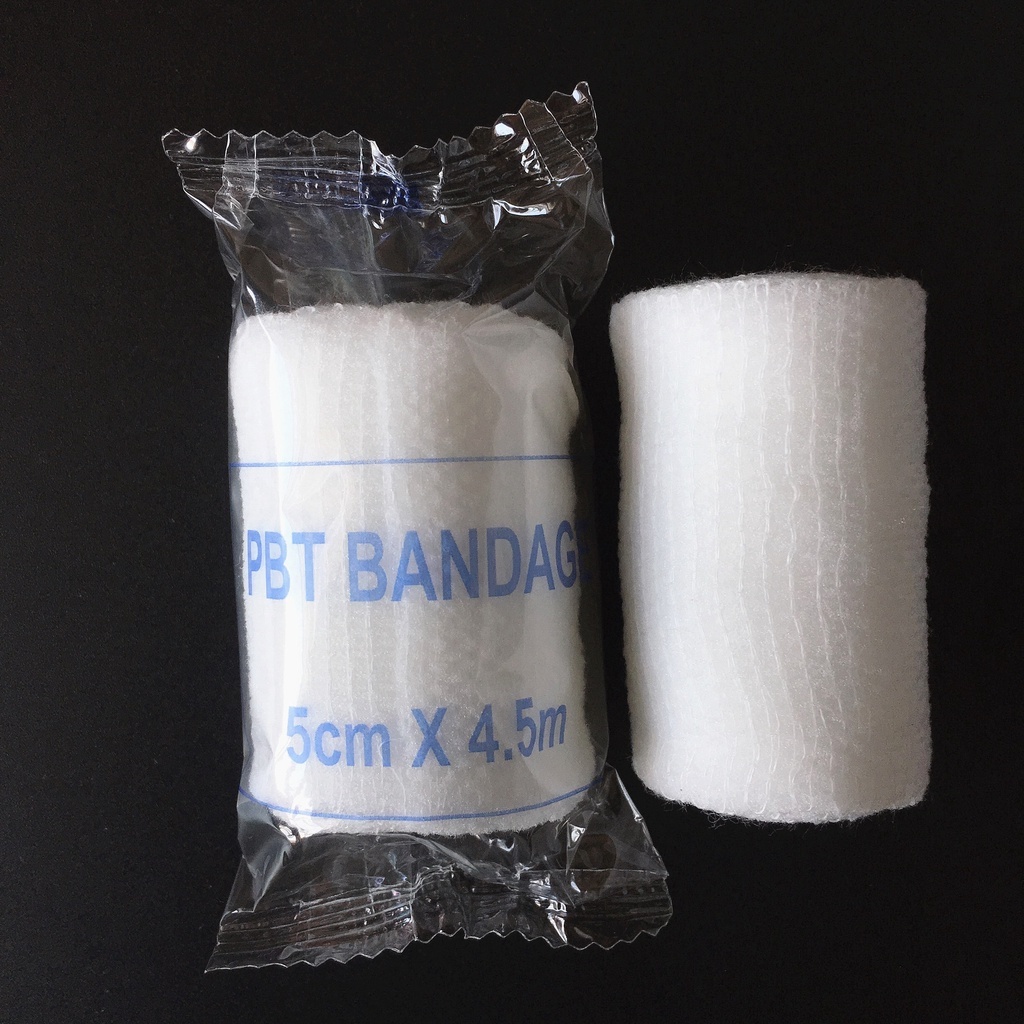 PBT Elastic Bandage Wrap Fixation Dressing Gauze First Aid Bandage ...