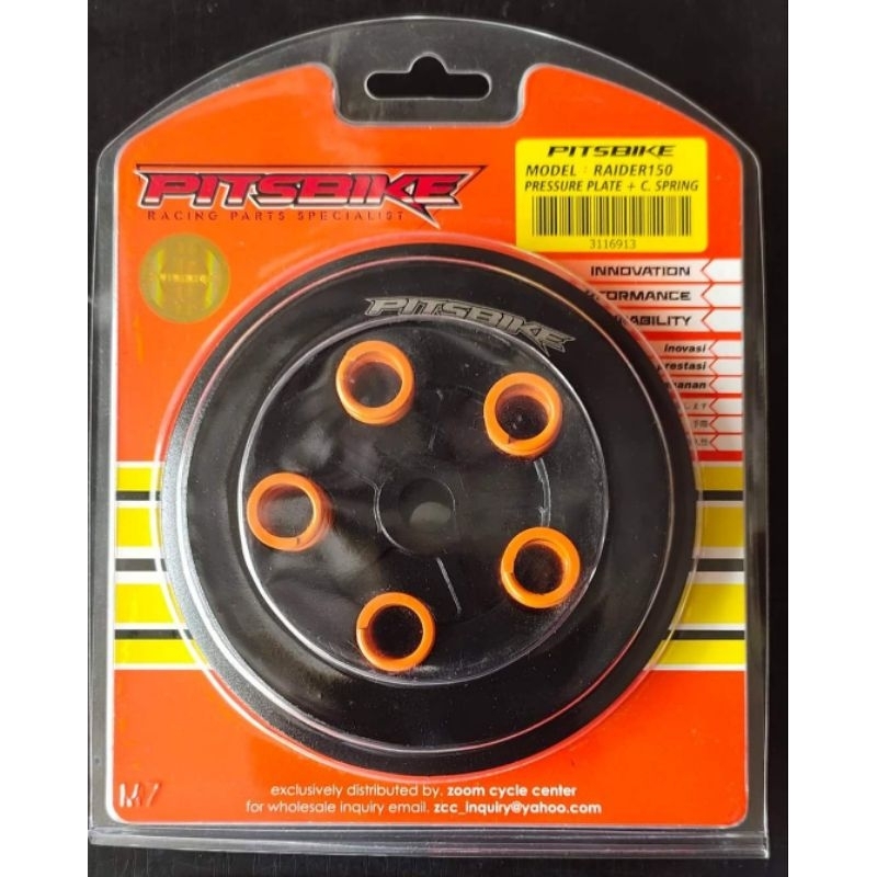 PITSBIKE RAIDER 150 CLUTCH PRESSURE PLATE + SPRING RACING RAIDER150 ...